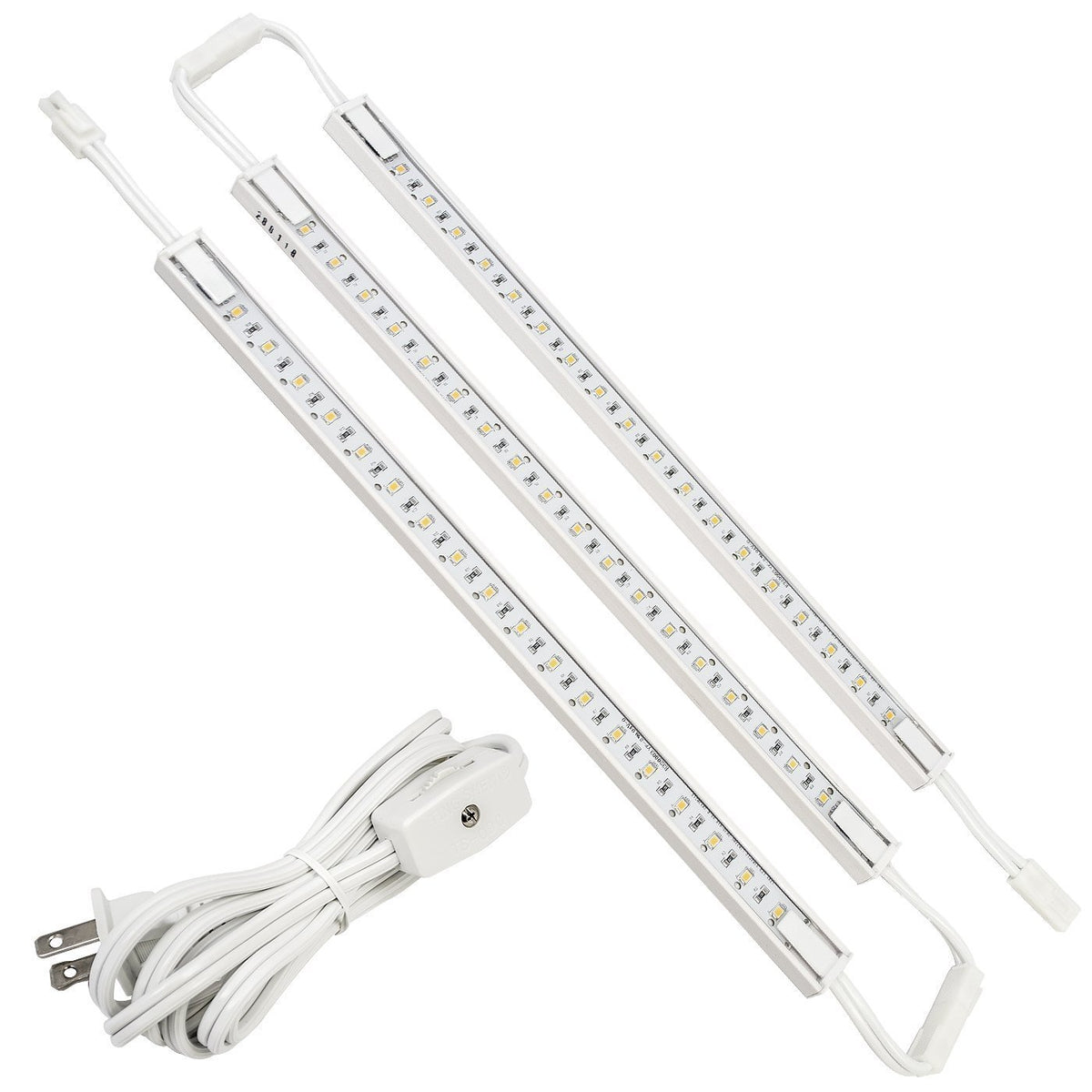 Under Cabinet LED Lighting Kit, Direct Plug-In, 12 Inch, Linkable LED ...